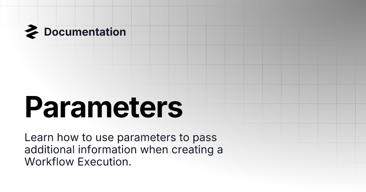 Parameters | Documentation