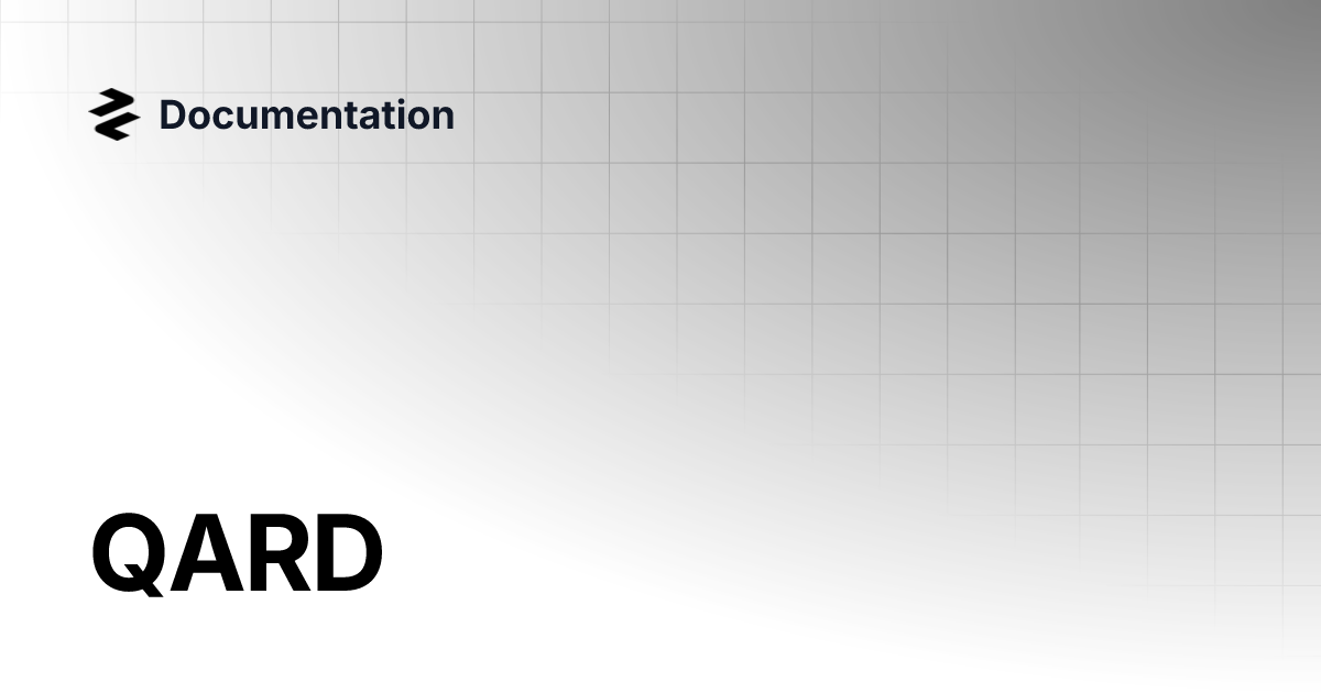 QARD | Documentation