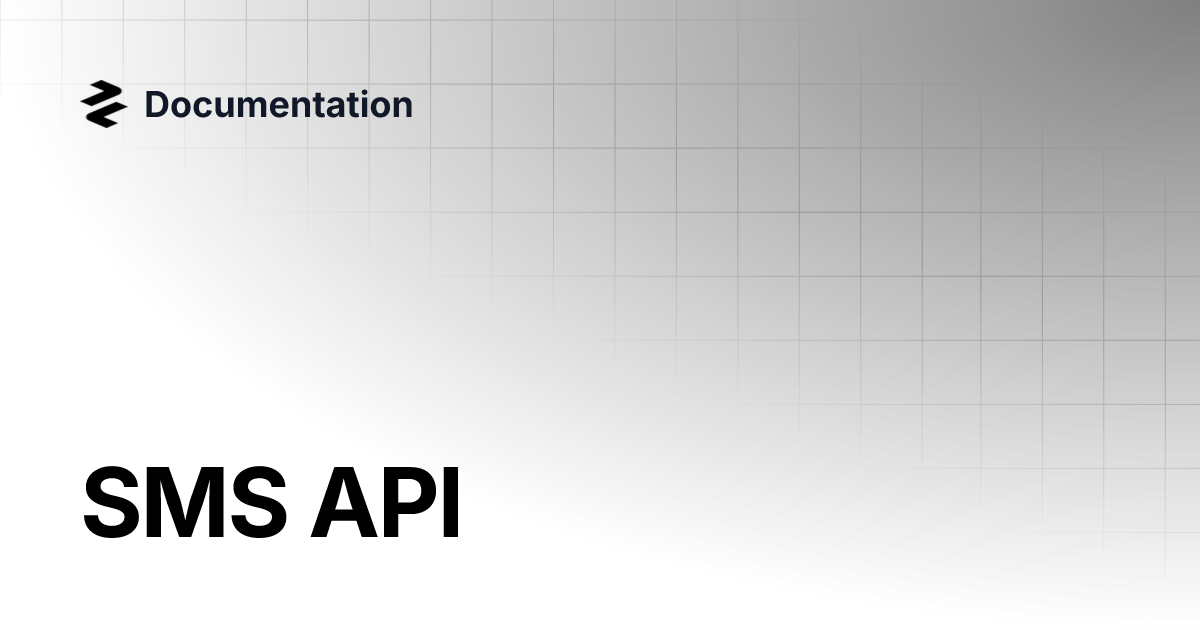Sms Api Documentation